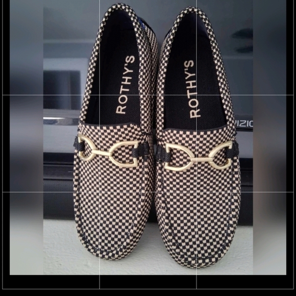 Rothy's | Shoes | Rothys The Double Bit Driver In Classic Micro Check ...